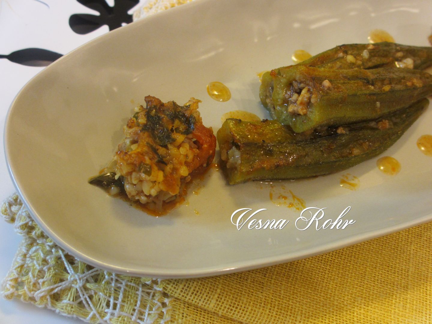 Polneta bamja - Vesna Rohr recepti