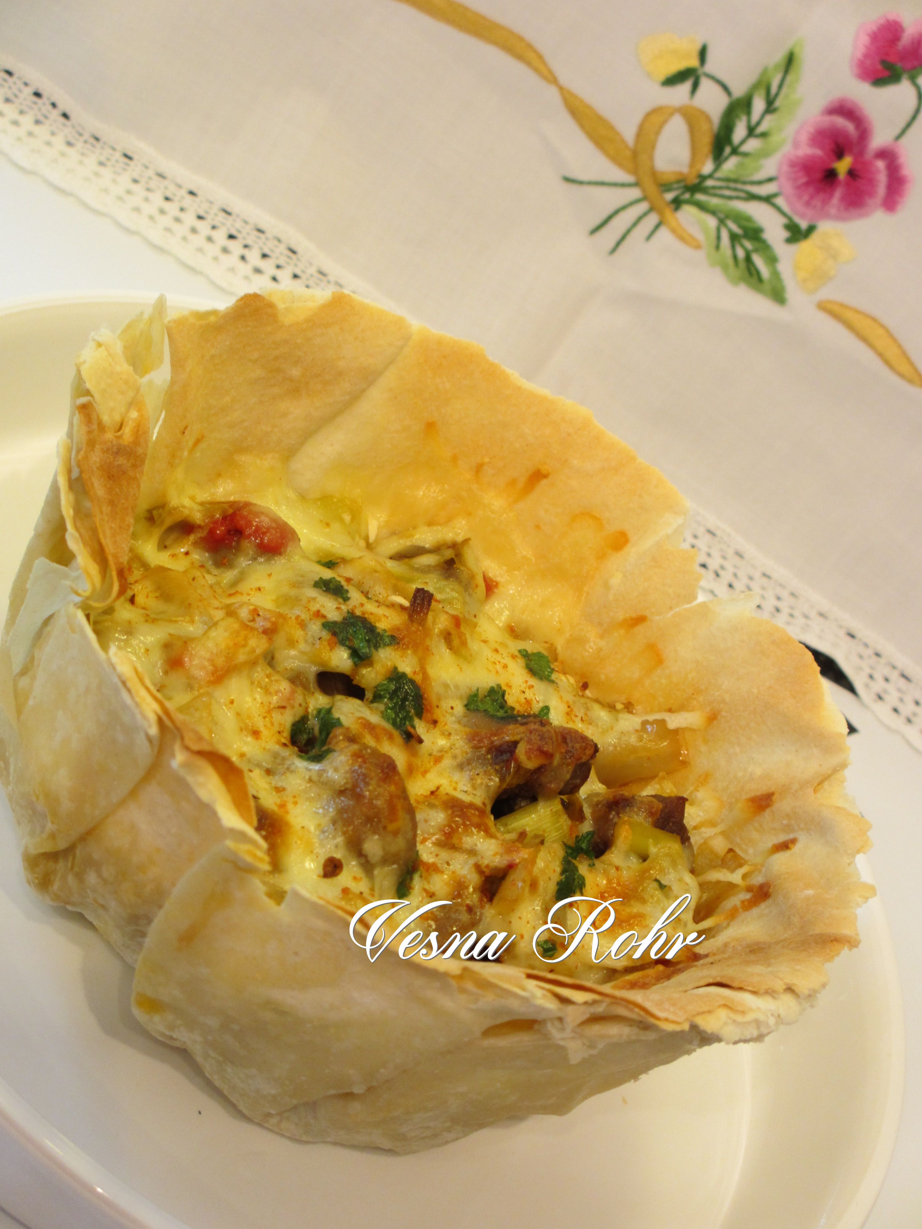 Praz so svinsko i turšija vo kori - Vesna Rohr recepti