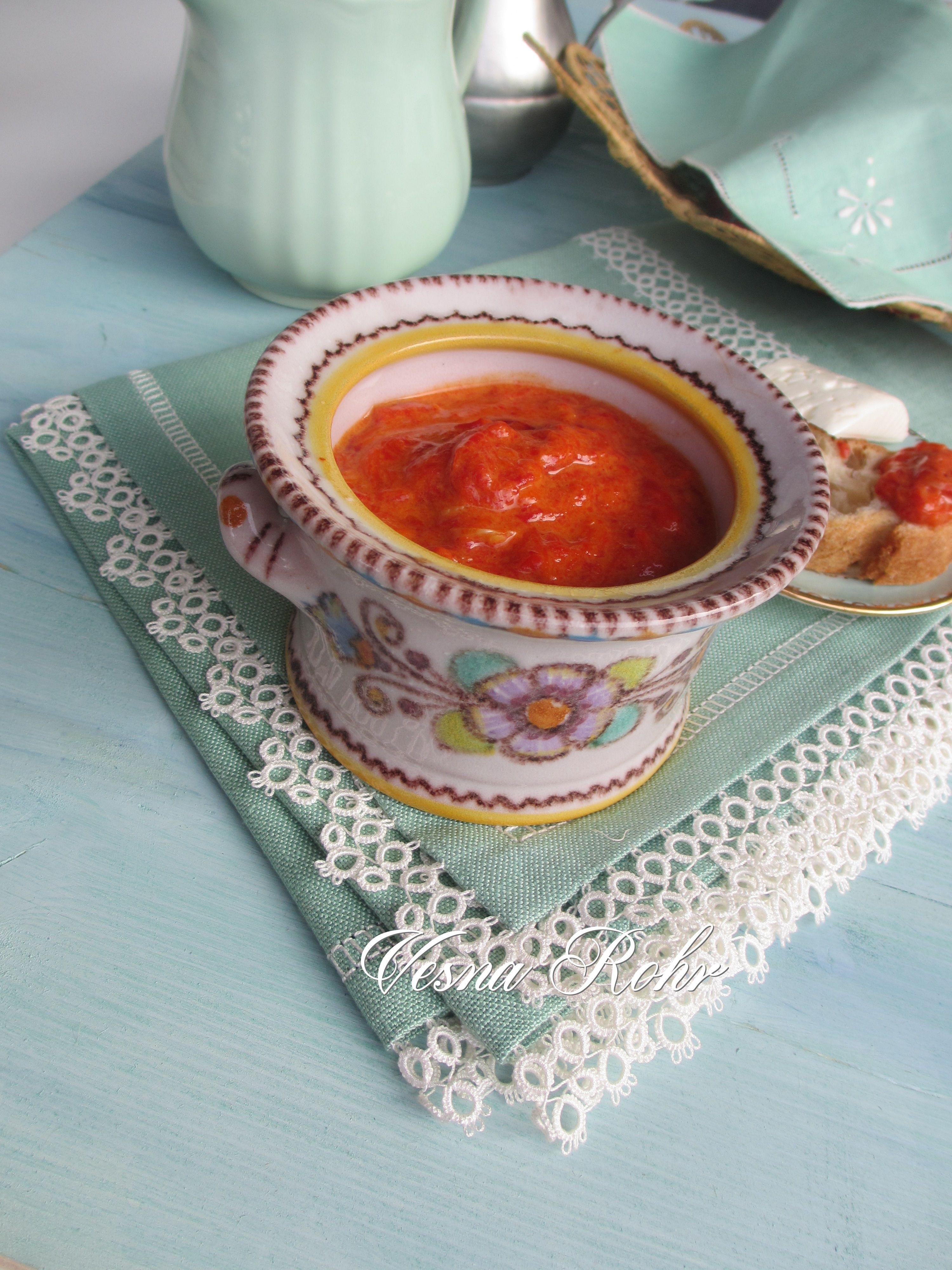 Prženica od pečeni piperki vo mleko - Vesna Rohr recepti