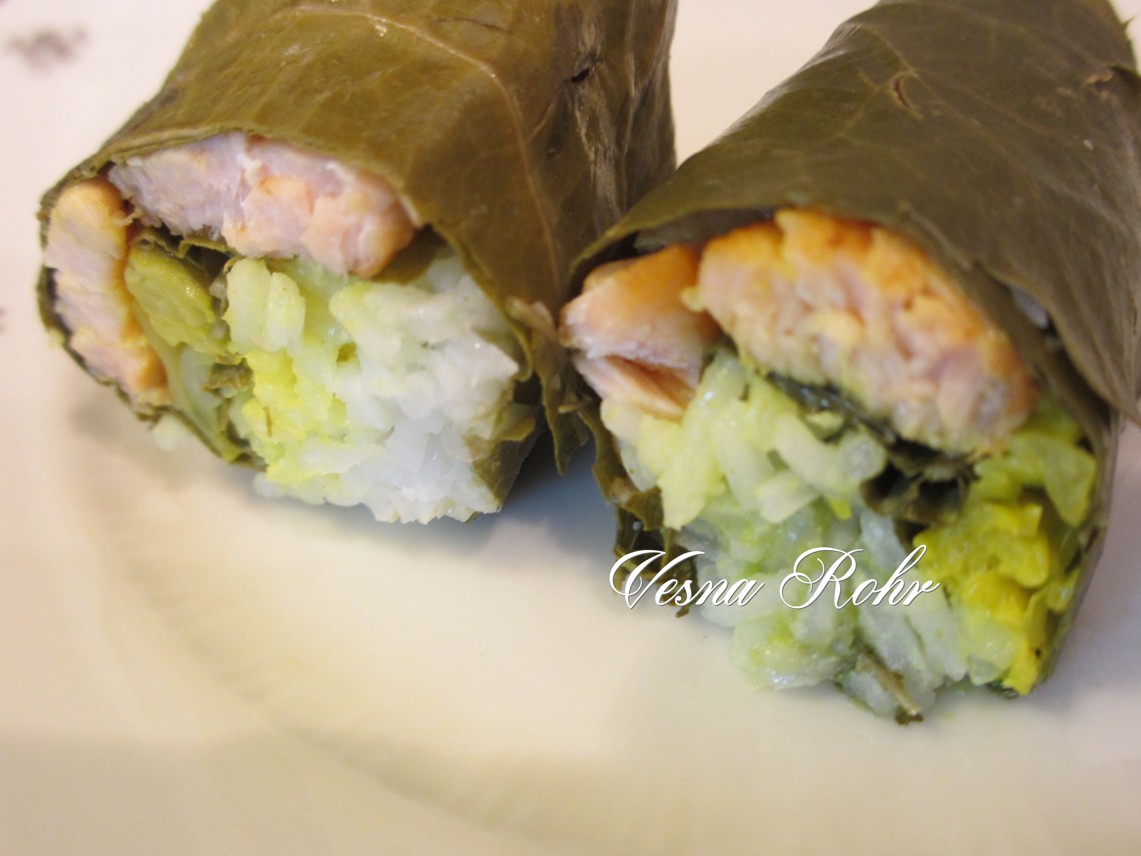 Suši so lozov list - Vesna Rohr recepti