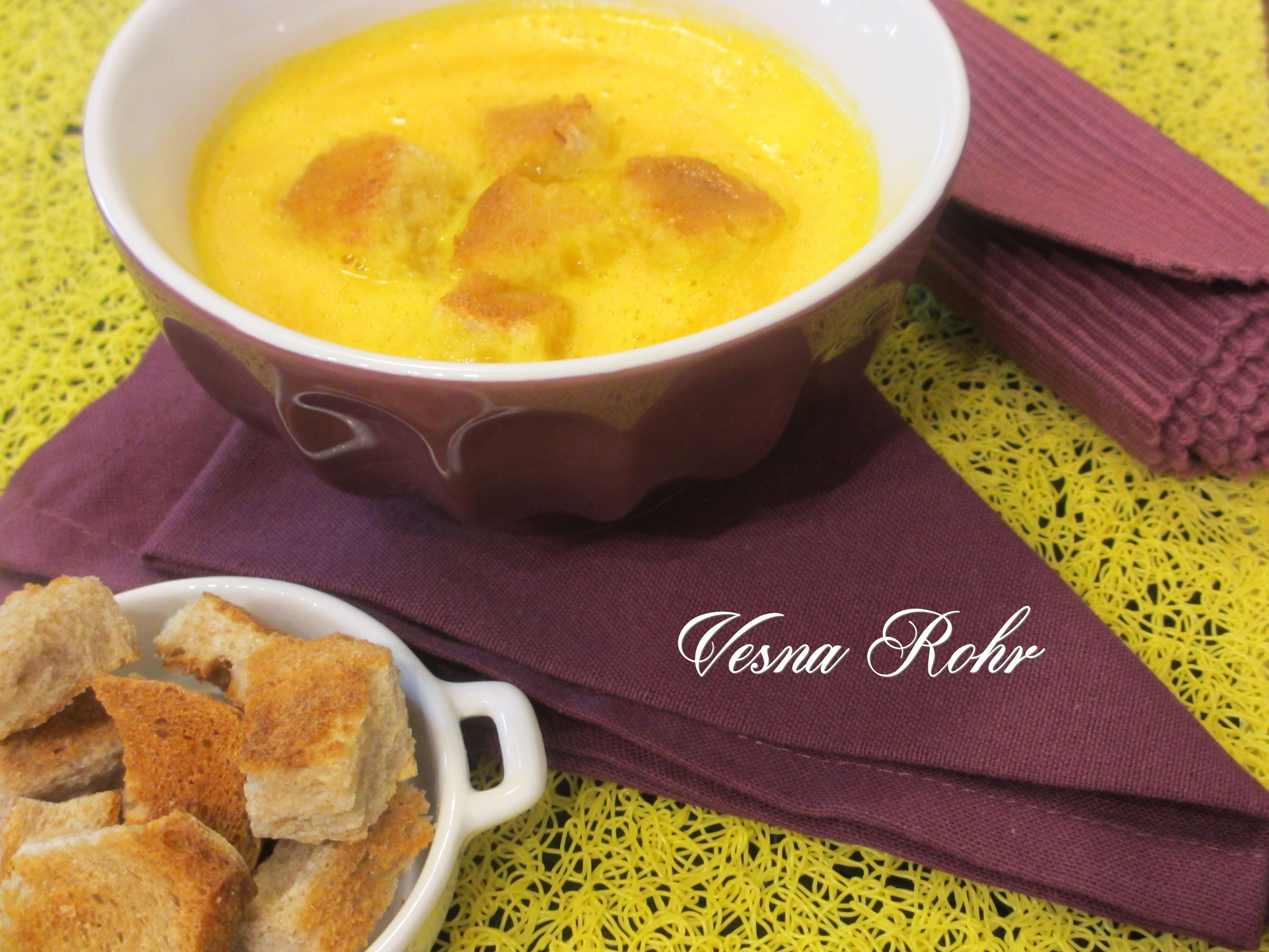 Krem čorba od tikva - Vesna Rohr recepti